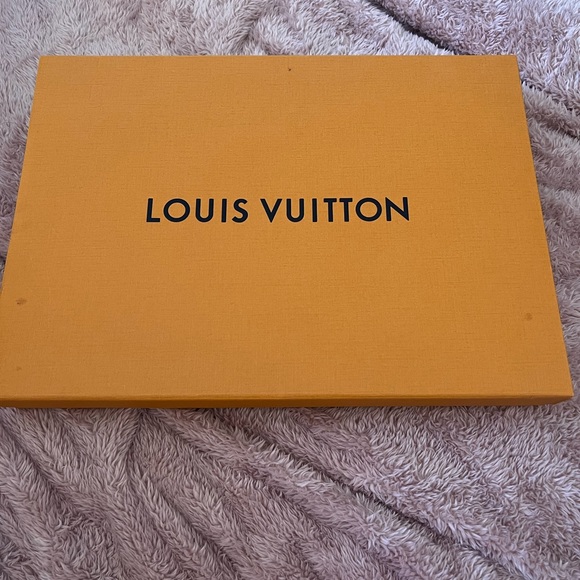 Louis Vuitton | Accessories | Authentic Large Louis Vuitton Orange Box ...